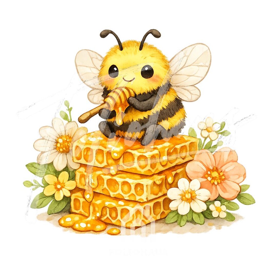 Honeycomb Delight Clipart Pack | 10 PNG | Transparent Background | 300 ...