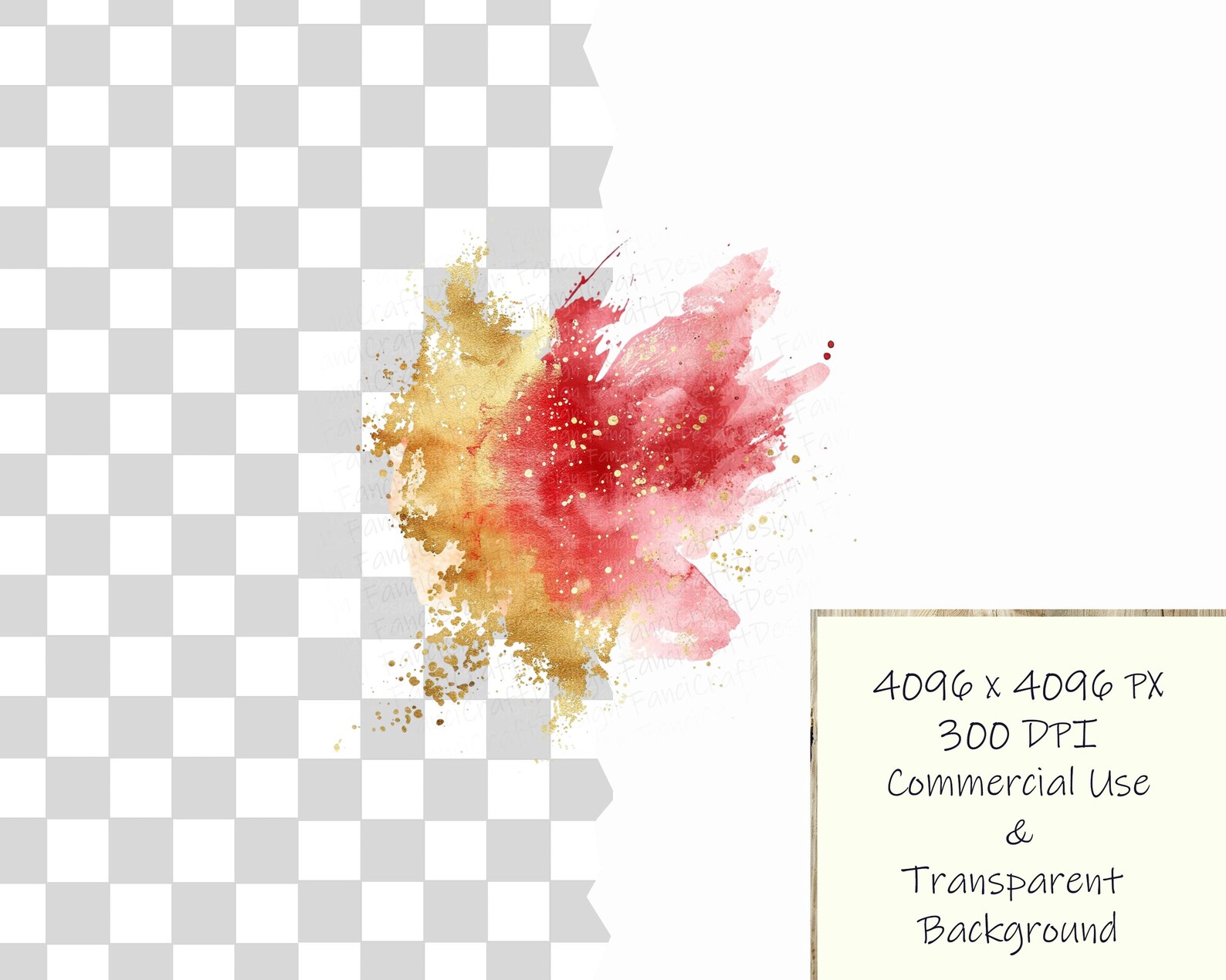 80 Red Paint Splatter Splashes Watercolor Clipart Splotches Pack PNG ...