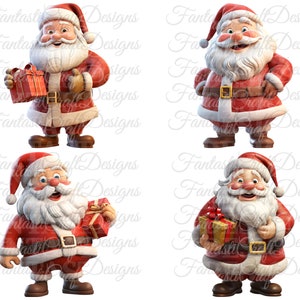 28 3D Christmas Clipart Pack Winter PNG Digital Download 300 DPI ...