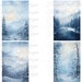 24 Winter Snowfall Backgrounds Digital Paper White Snow Pack Christmas ...