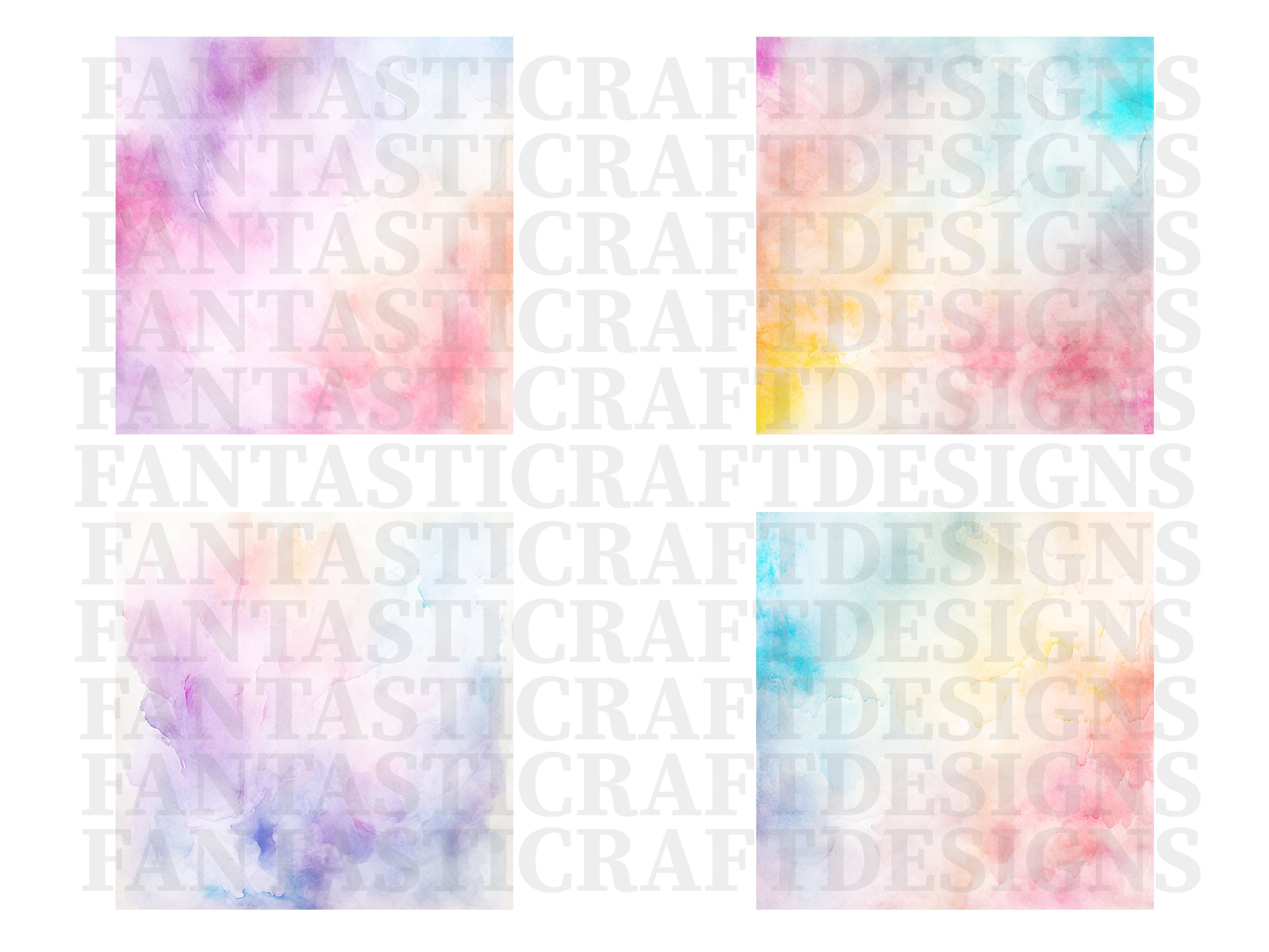 14 Watercolor Digital Paper Pastel Gradients Ombre Soft Backgrounds ...