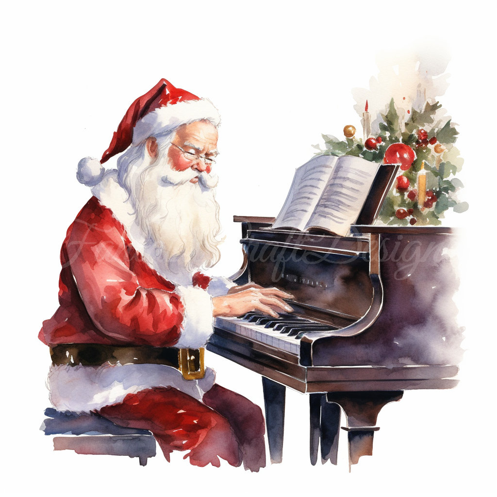 24 Santa Claus Christmas Clipart Pack JPG Digital Download 300 DPI ...