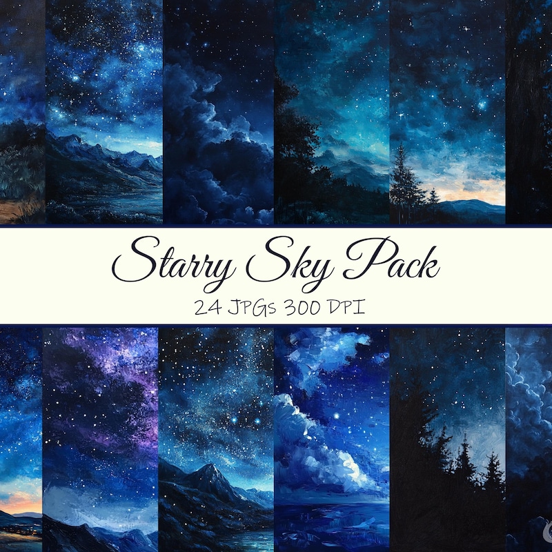 Night Sky Collage - Etsy