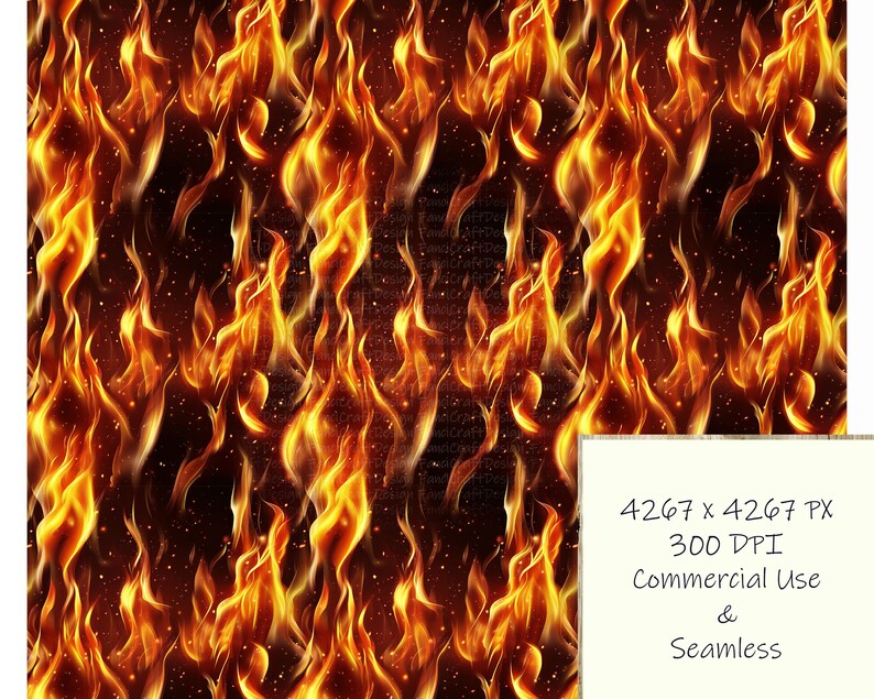 Fire Digital Paper Flames Texture 18 Flame Pack Patterns Background ...