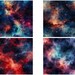 Nebula Galactic Space Wallpaper Digital Paper Galaxy Commercial Use ...
