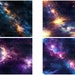 Outer Space Galaxy Nebula Digital Paper 20 Pack Seamless Galaxy ...