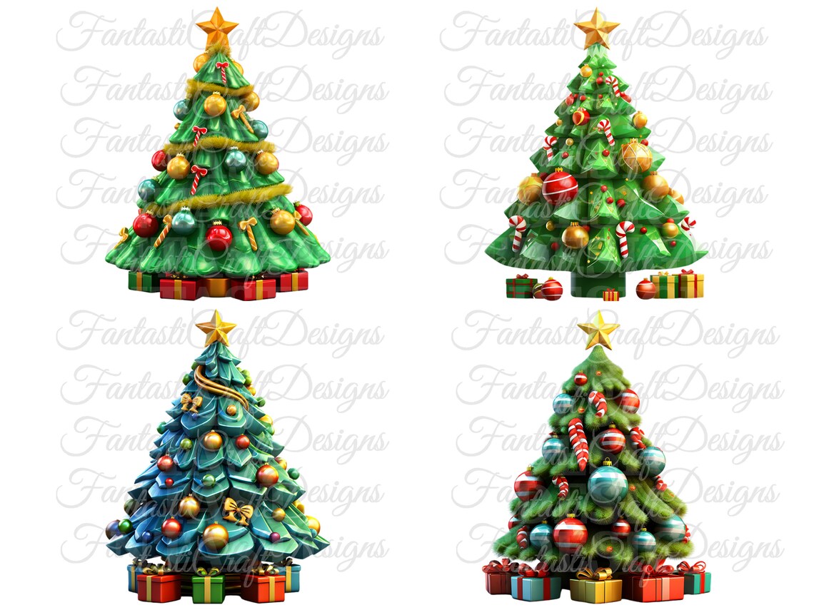 28 3D Christmas Clipart Pack Winter PNG Digital Download 300 DPI ...