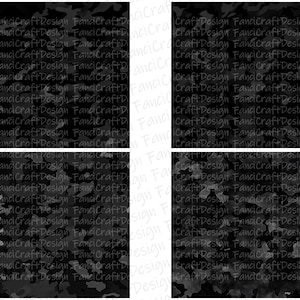 Camouflage Digital Paper Military 36 Pack Seamless Different Patterns ...