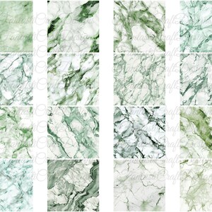 Green Marble Digital Paper 70 Pack Green Lime Marble Seamless Patterns ...