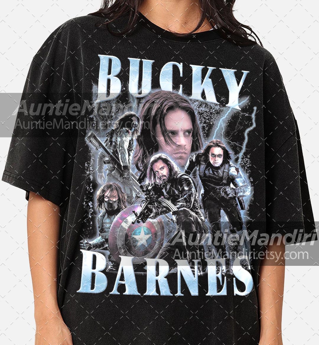 Bucky Barnes Winter Soldier T Shirt, Marvel Fan Shirt, Superhero Tee ...