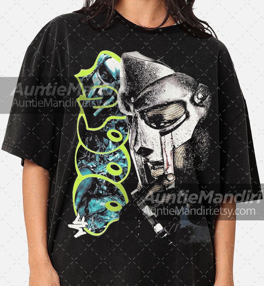 MF Doom Vintage Shirt: British-american Rapper Sweatshirt, Hip Hop Fan ...