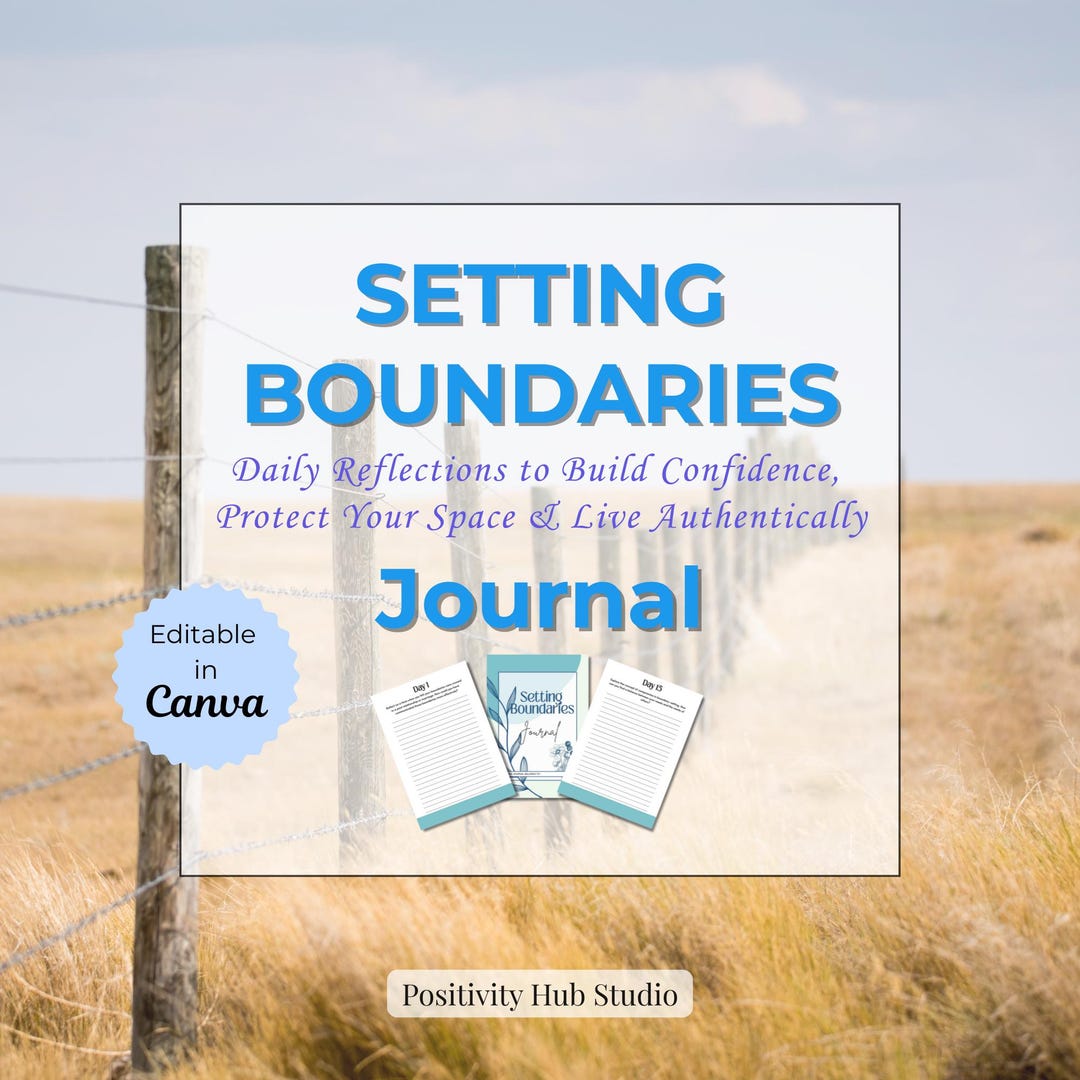 Setting Boundaries Guided Journal | 30 Days of Prompts for Healthy ...