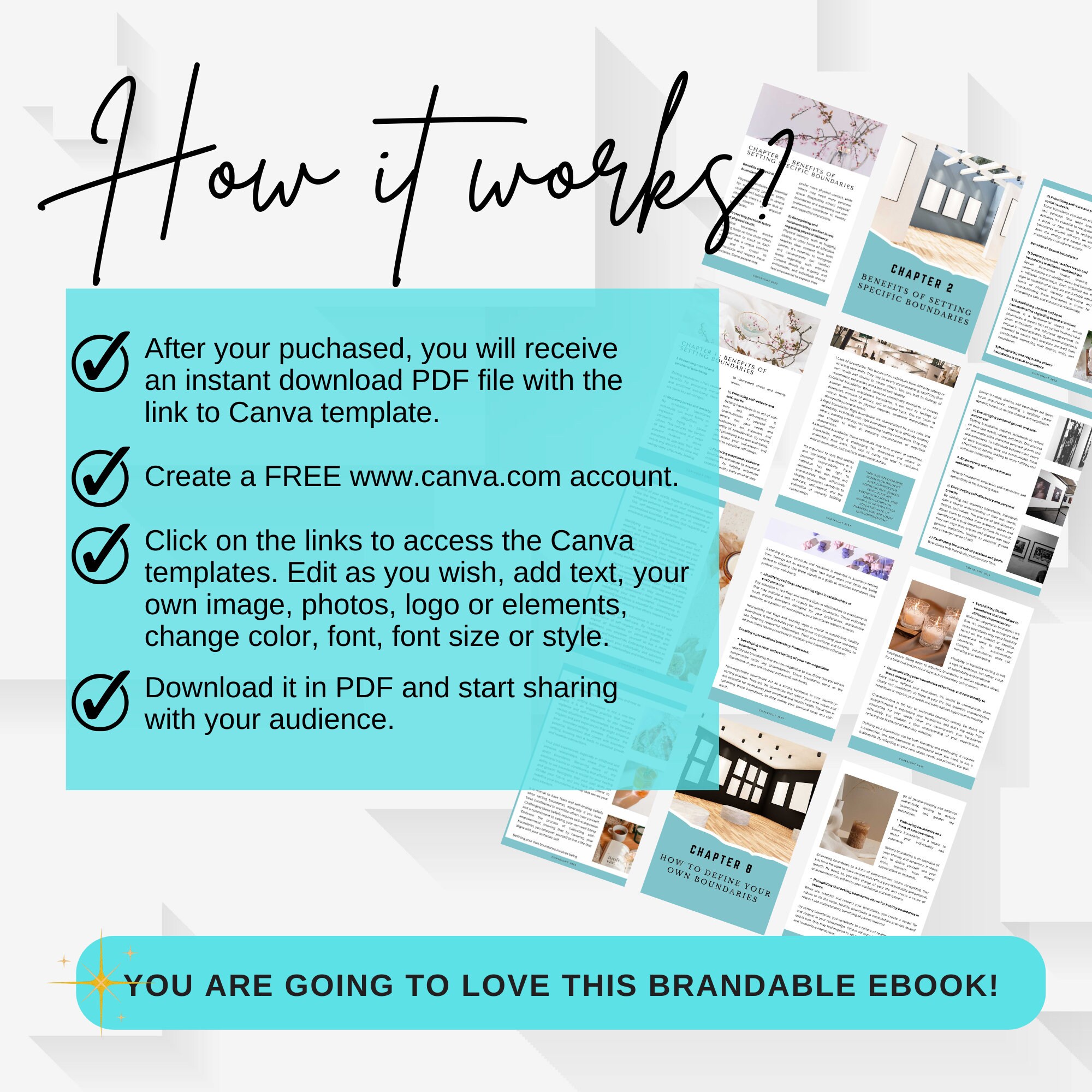 A Guide to Setting Boundaries Done for You Ebook PLR Guide - Etsy