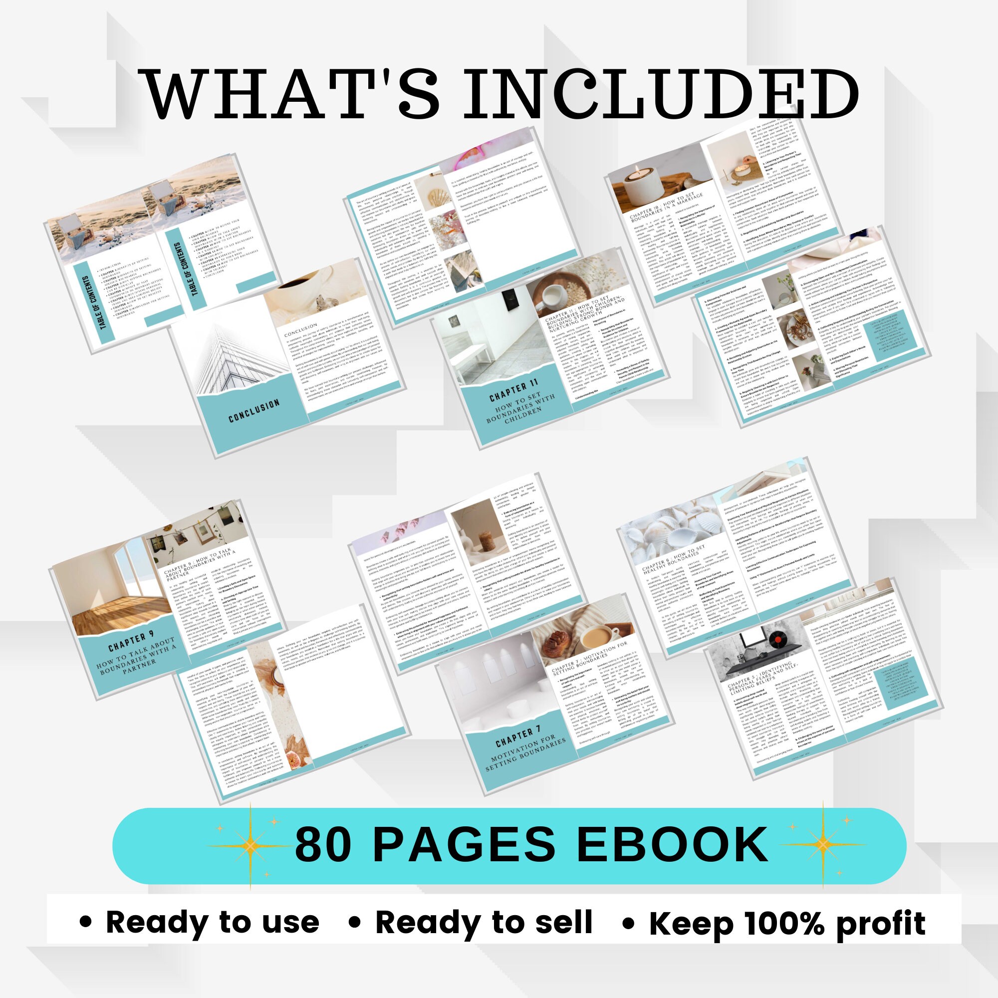 A Guide to Setting Boundaries Done for You Ebook PLR Guide - Etsy