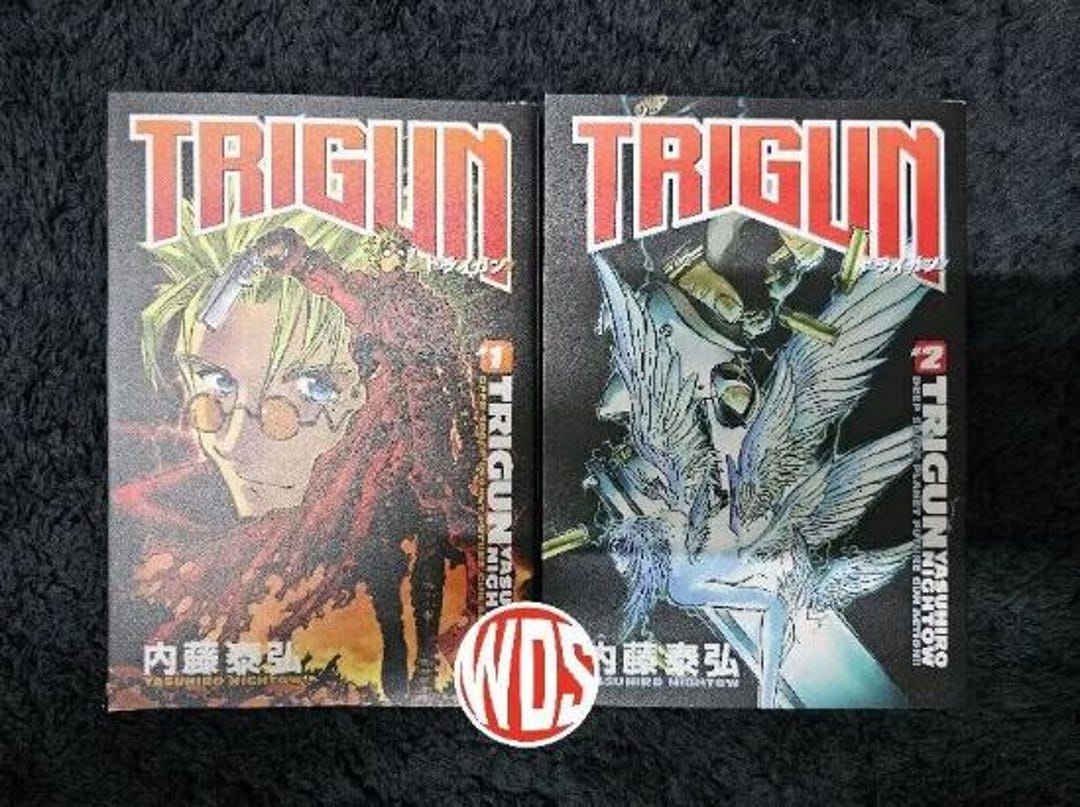 Trigun Omnibus Manga Volume 1-2 (end) English Version Comic Yasuhiro ...