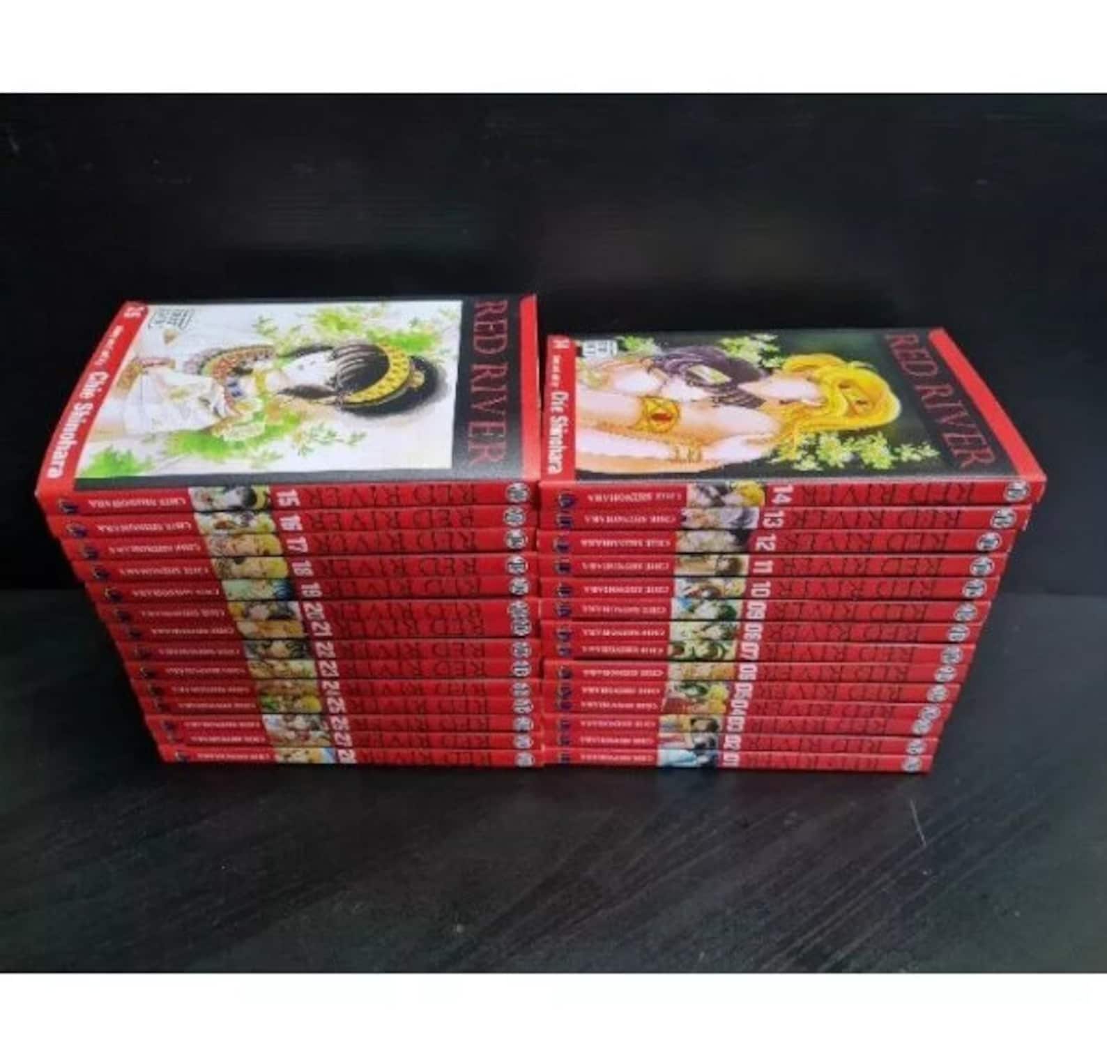 Comic Red River by Chie Shinohara Vol.1-28 FULL SET Comic English ...