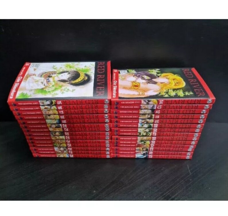 Comic Red River by Chie Shinohara Vol.1-28 FULL SET Comic English ...