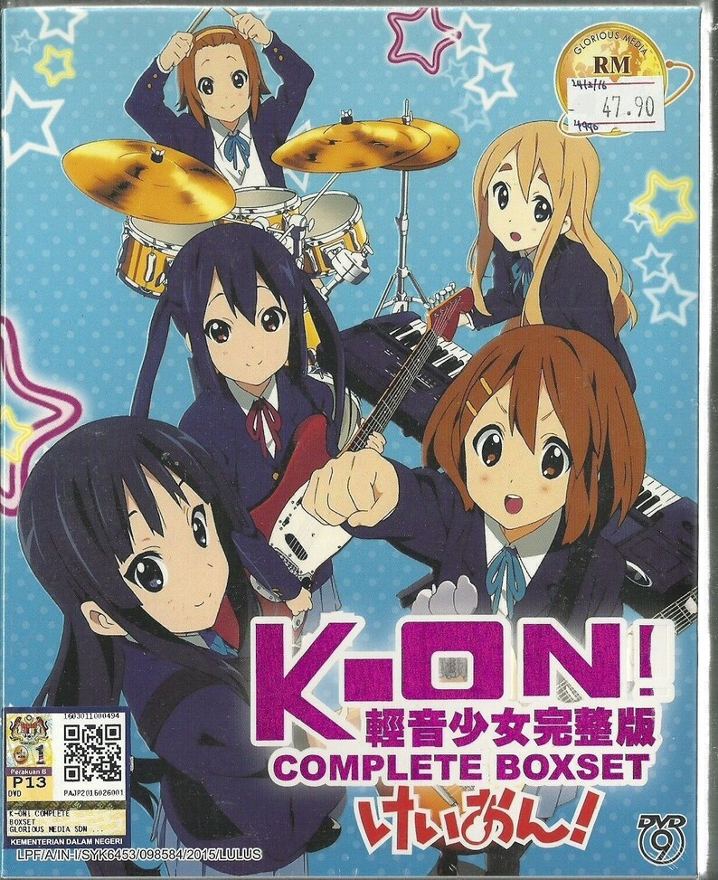 Japan Anime DVD K-ON Complete Boxset Season 12 vol - Etsy