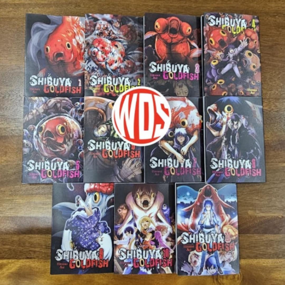 Shibuya Goldfish Manga by Hiroumi Aoi Volume 1-11 (end) English Version Complete Set- DHL ...