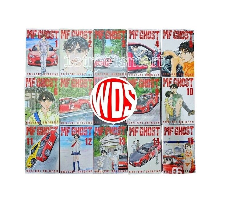 MF Ghost Shuichi Shigeno Manga Volume 1-15 English Version Comic DHL Express - Etsy