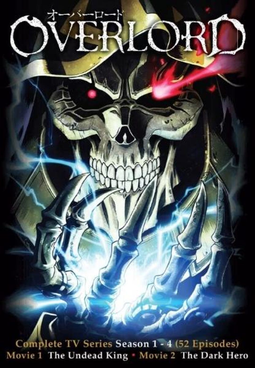 DVD OVERLORDED Season 1-4 Eps 1-52END+2 Movies English Dubbed All ...