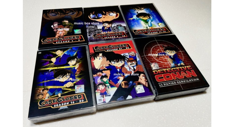 Case Closed - Detective Conan (season 1 - 25 + 24 Movie) All Region DVD ...