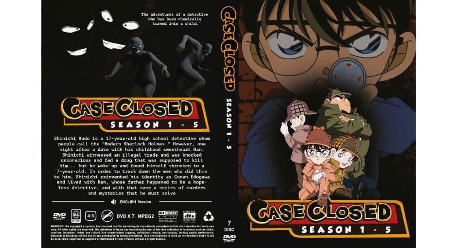 Case Closed - Detective Conan (season 1 - 25 + 24 Movie) All Region DVD ...