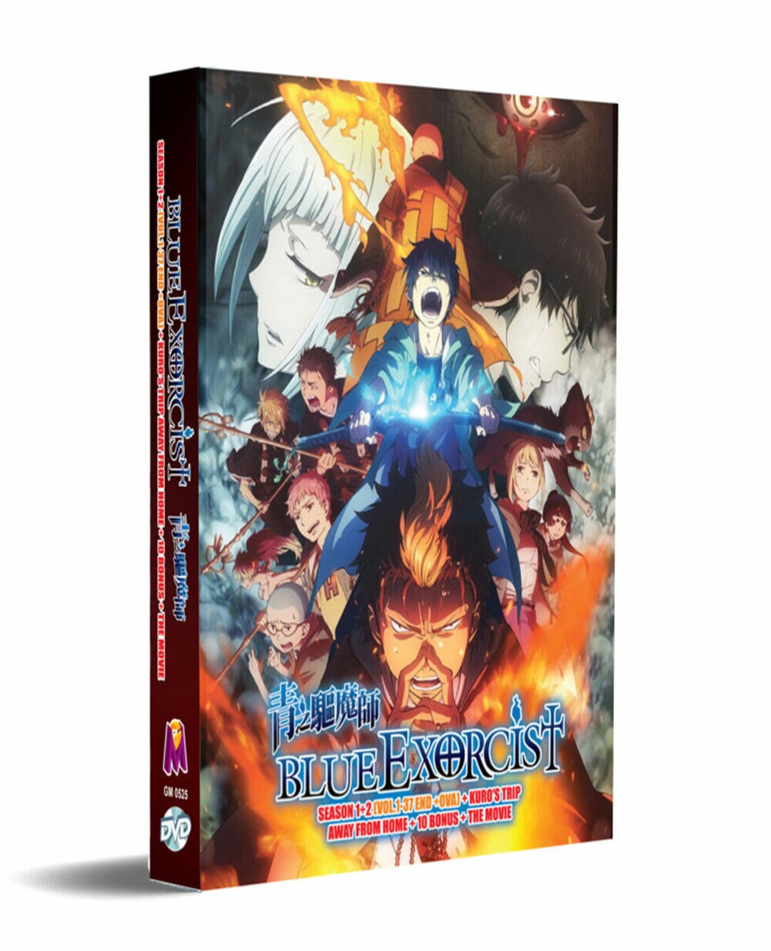 DVD Blue Exorcist Season 1+2+ova+movie (ep 1-37 End) (english Dubbed ...