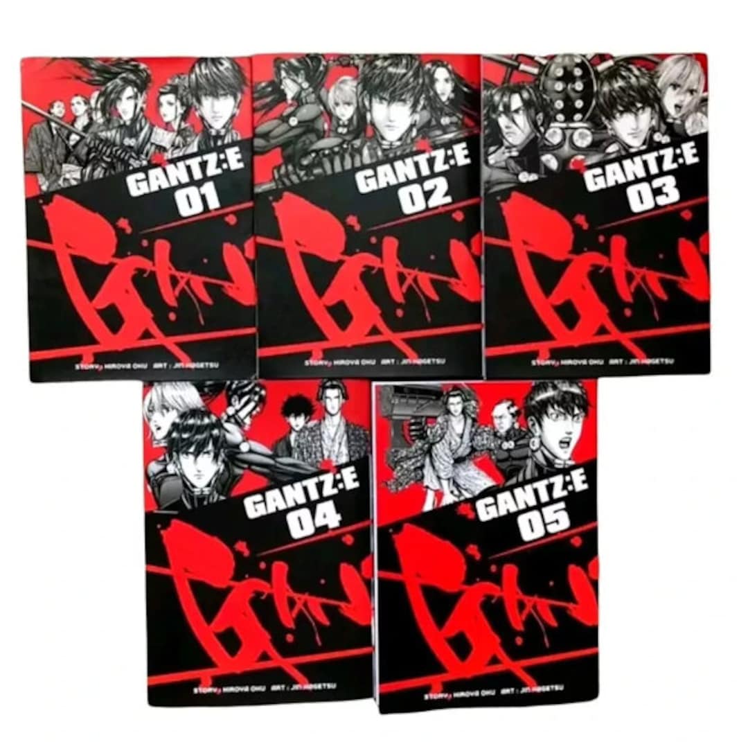 Gantz E Manga Volume 1-5 (end) Complete English Version Comic Book ...