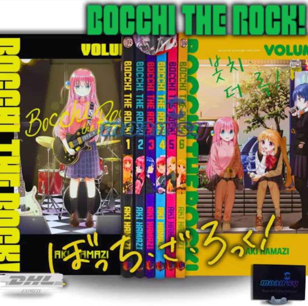 Bocchi the Rock! Manga Volume 1-6 English Full Set Comic Books New by ...