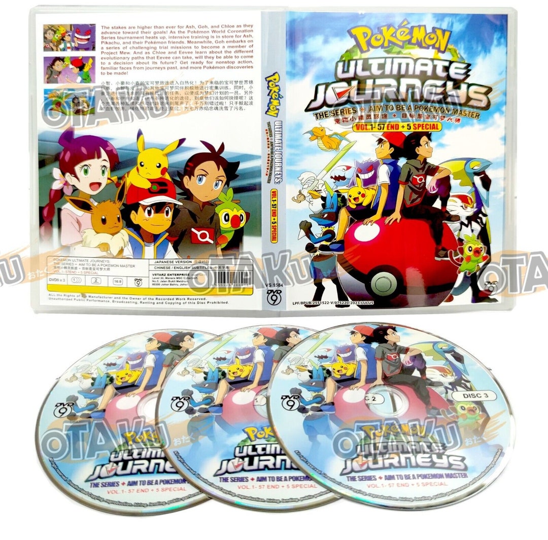 Pokemon Ultimate Journeys : the Series + Aim to Be A Pokemon Master DVD ...