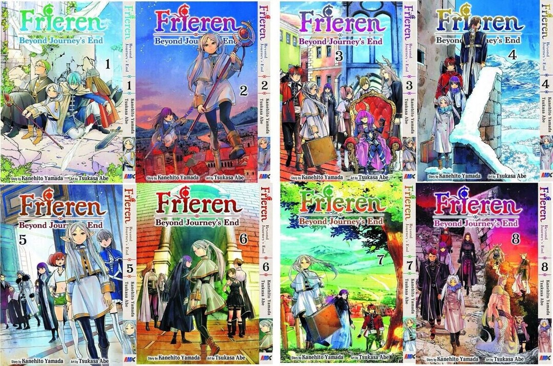 Frieren Beyond Journey's End Manga Vol.1-12 Full Set English Comic - Etsy