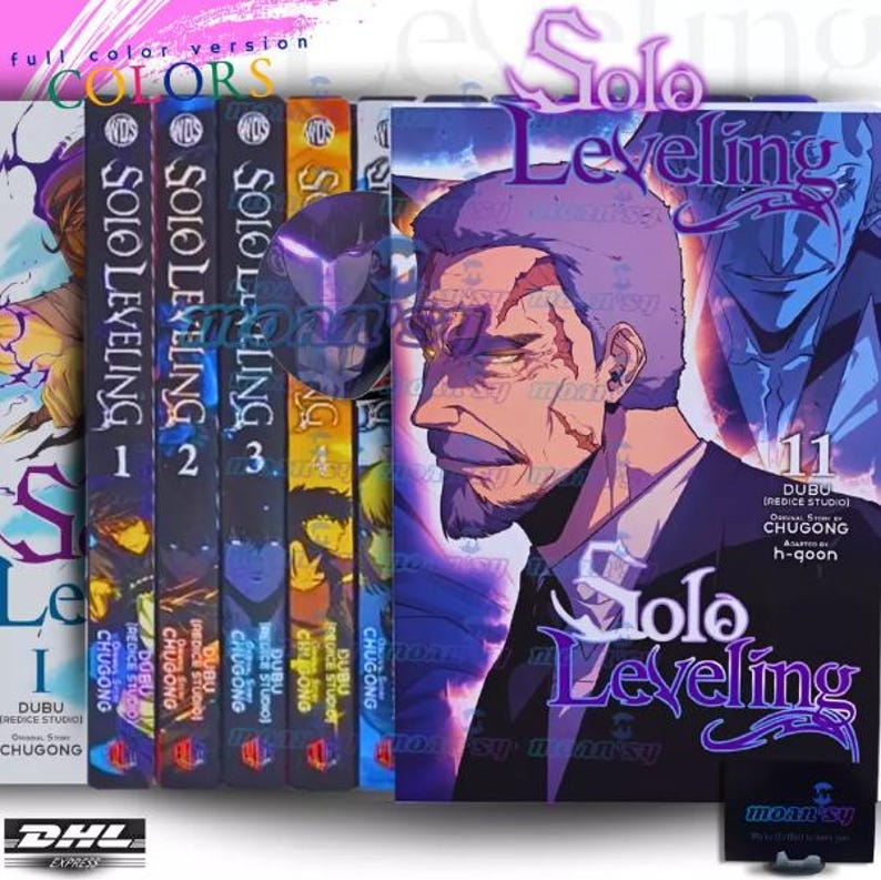 Solo Leveling Manga English Vol 1-11 Full Set Manhwa Color Comic New by ...