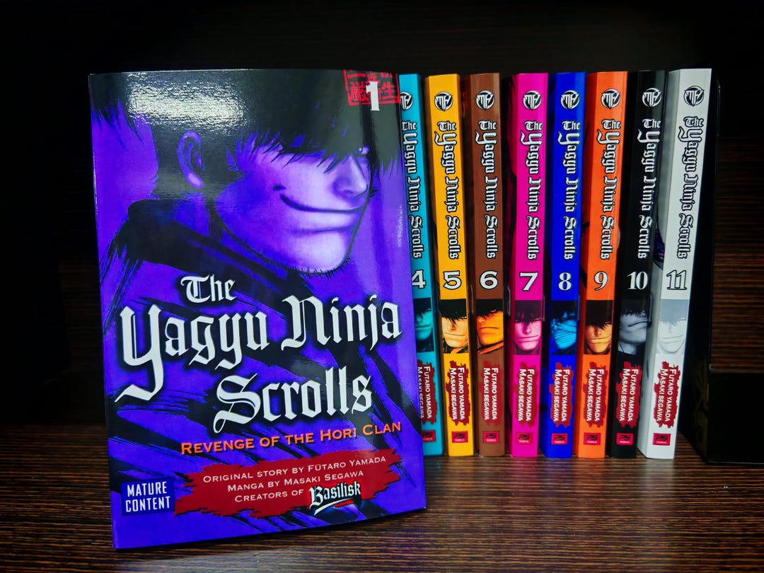 The Yagyu Ninja Scrolls: Revenge of the Hori Clan Volume 1-11 Manga by ...
