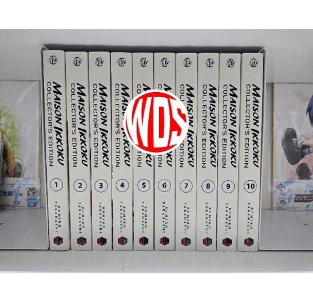 Maison Ikkoku Volume 1-10 English Version by Rumiko Takahashi Comic ...