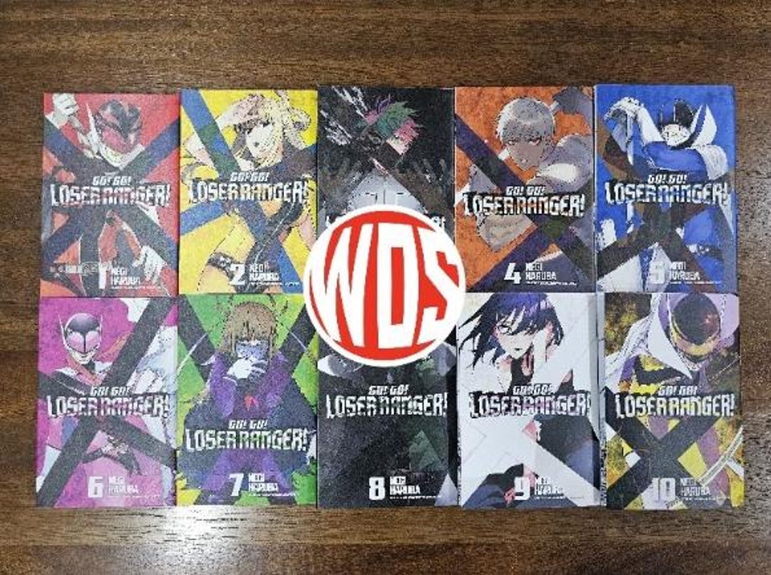 Go! Go! Loser Ranger! Manga Art by Negi Haruba Vol 1-10 English Version ...