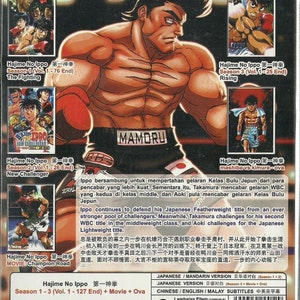 Anime DVD Hajime No Ippo Season 1-3 Vol.1-127 End + Movie + OVA English ...