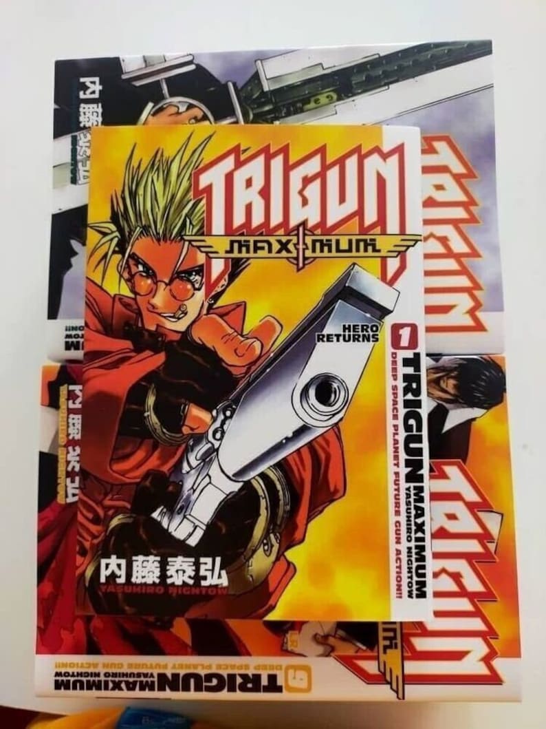 Trigun Maximum Manga Comic English Version Full Set Volume 1-14 Ysuhiro Nightow DHL Express - Etsy
