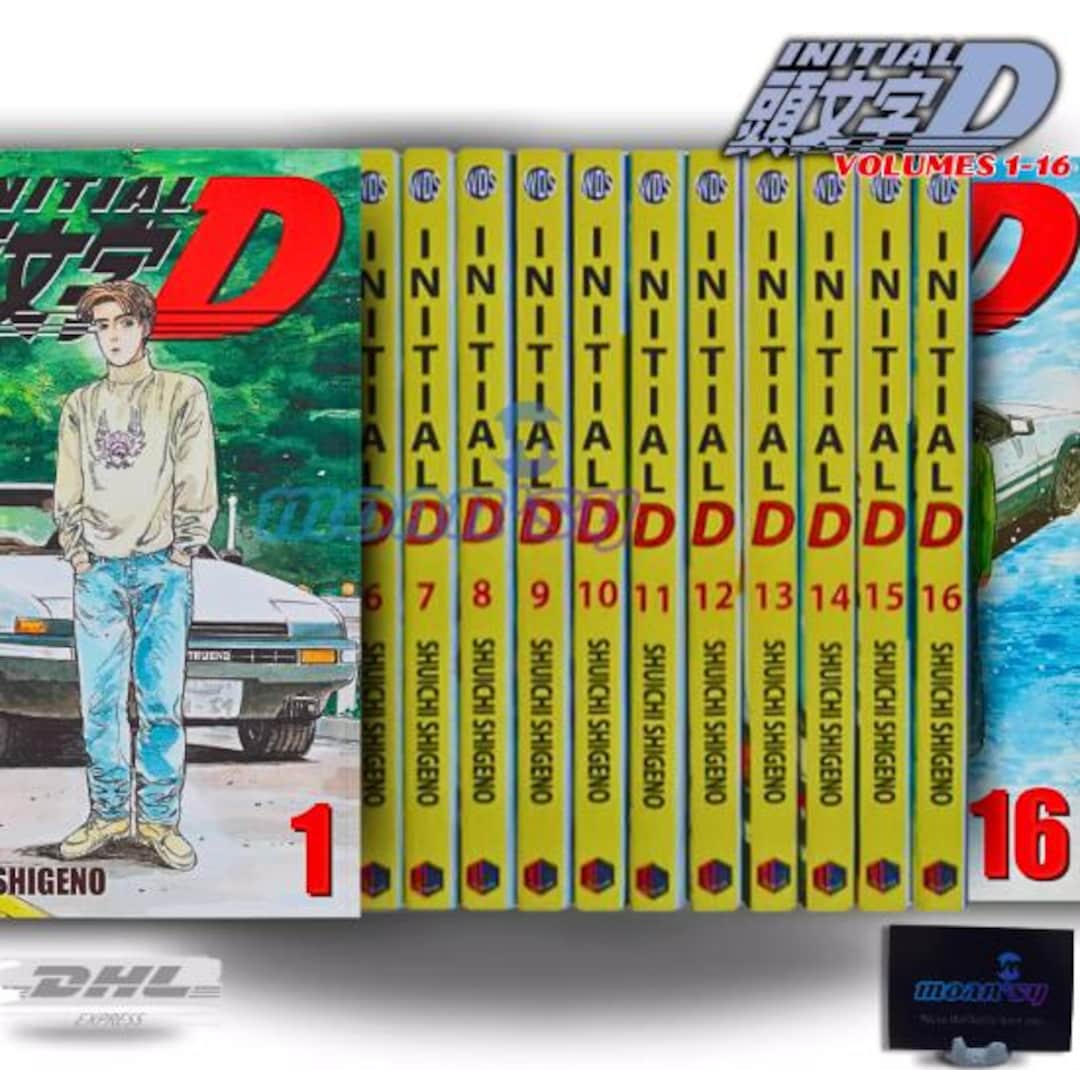 Initial Manga Vol 1-16 English Full Set Comic New by Shuichi Shigeno ...