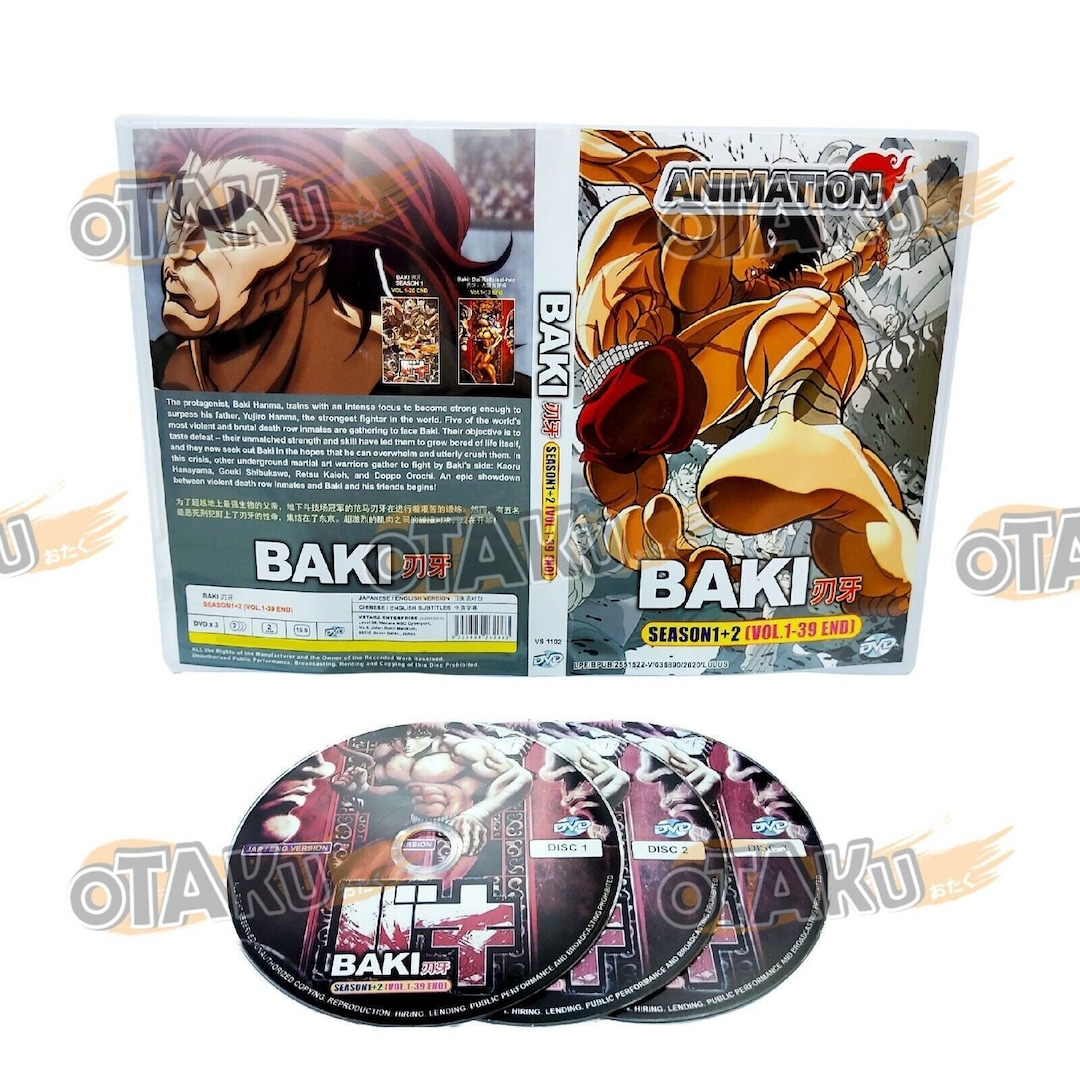 Baki (season 1+2) Complete Anime TV Series DVD Box Set (1-39 EPS ...