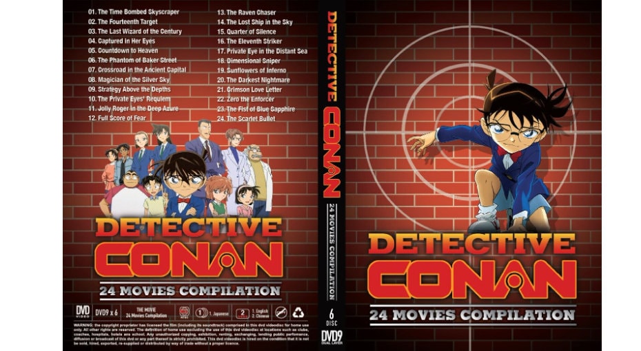 Case Closed Detective Conan season 1 25 24 Movie All Region DVD Expedite Shipping - Etsy