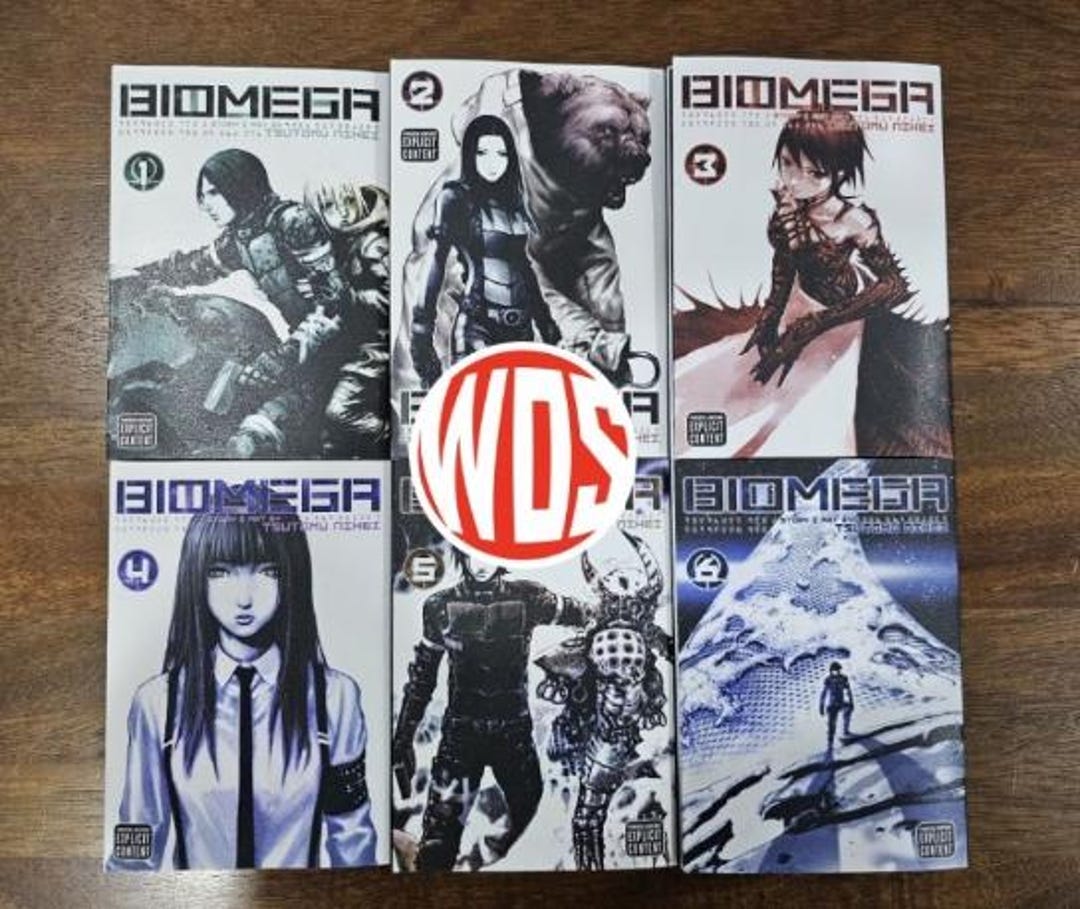 Biomega Manga Vol 1-6 English Version by Tsutomu Nihei Comic Fast Ship ...