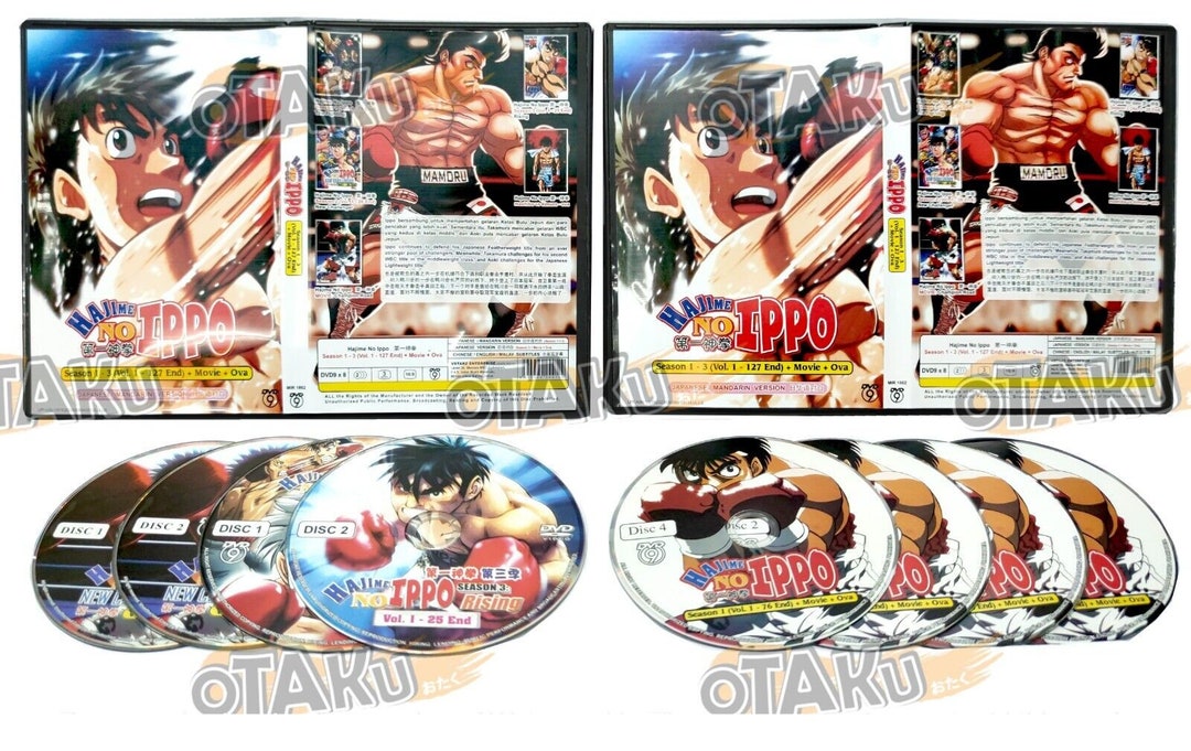 Anime DVD Hajime No Ippo Season 1-3 Vol.1-127 End + Movie + OVA English ...