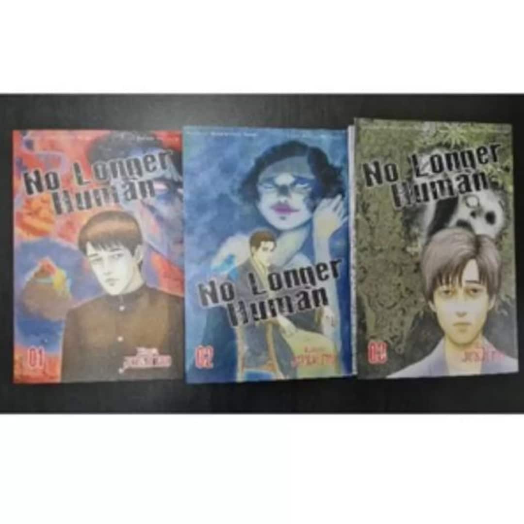 No Longer Human Manga by Junji Ito Volume 1-3 END English Version Comic ...