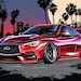 Lexus RC350 IS350 Drifter Car Drift Stance Luxury Sports Car Art Poster Background Wallpaper ...