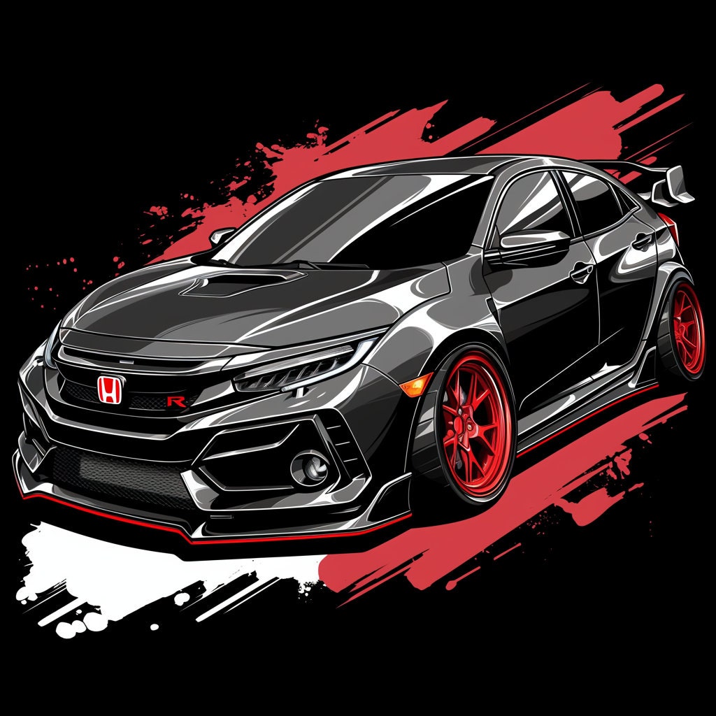 Honda Civic Type R Sport SI SR Modified JDM Drifter Sports Car Drift ...