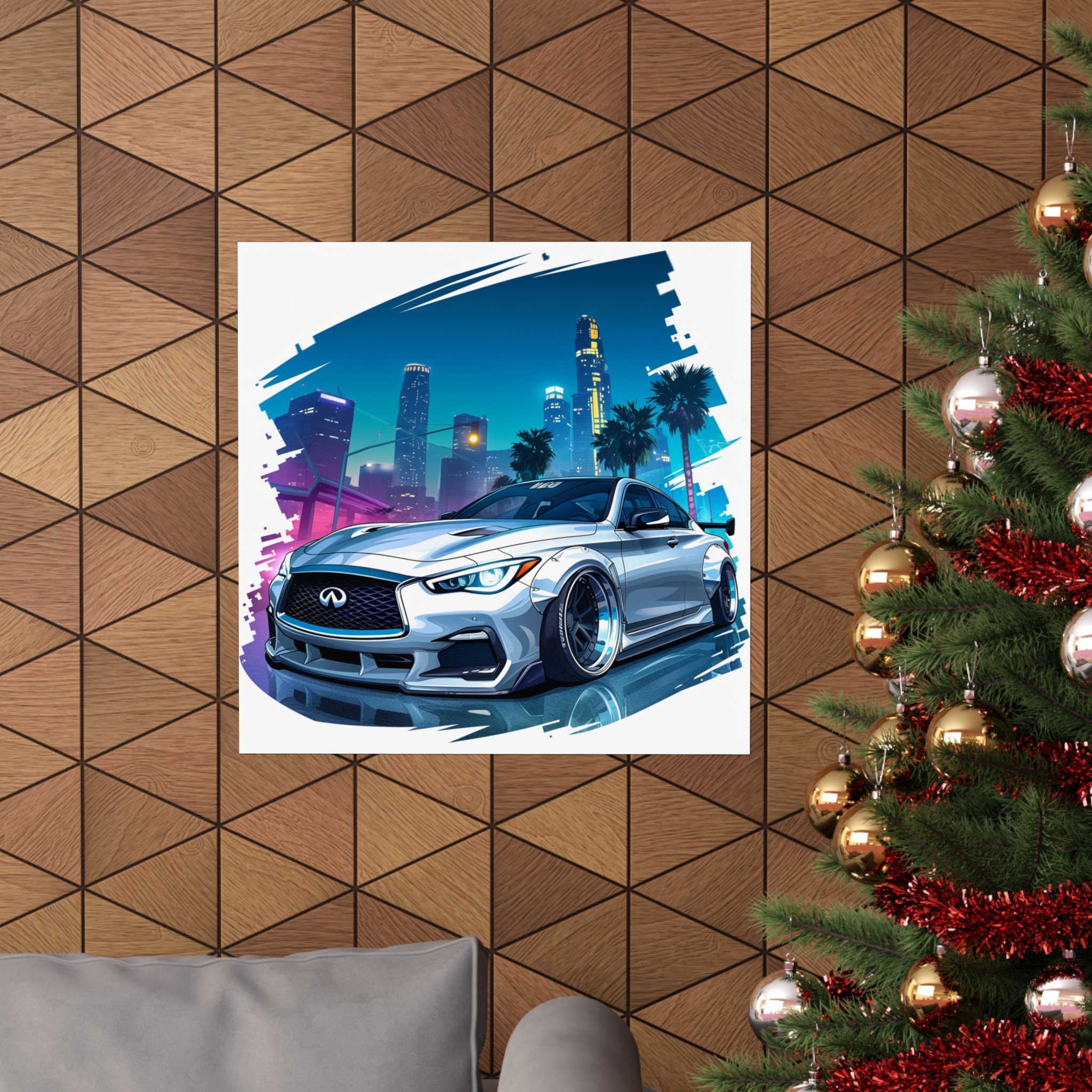 Infinity Q60 Modified Drifter Luxury Sports Car JDM Man Cave Dorm Room ...