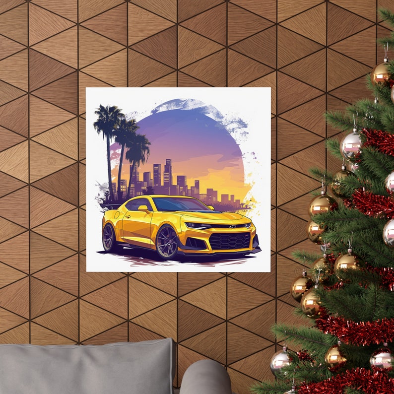 Chevrolet Camaro ZL1 Chevy American Muscle Sports Car Man Cave Dorm ...