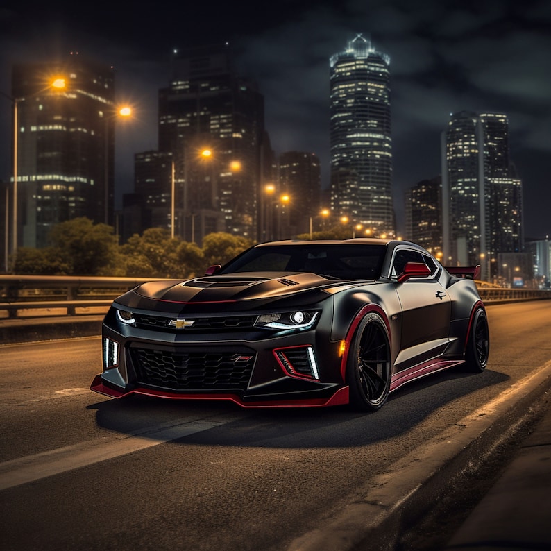 Chevrolet Camaro Chevy ZL1 Muscle Car Sports Car Poster Art - Etsy