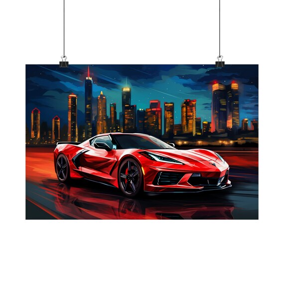 Carta Da Parati Blu Corvette Stingray 2024 New 2024 Chevrolet Corvette